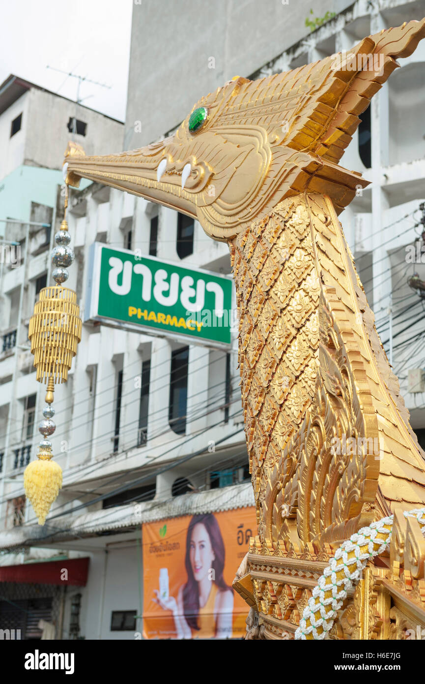 Chak Phra, the Buddhist festival held annually in Suratthani province ...