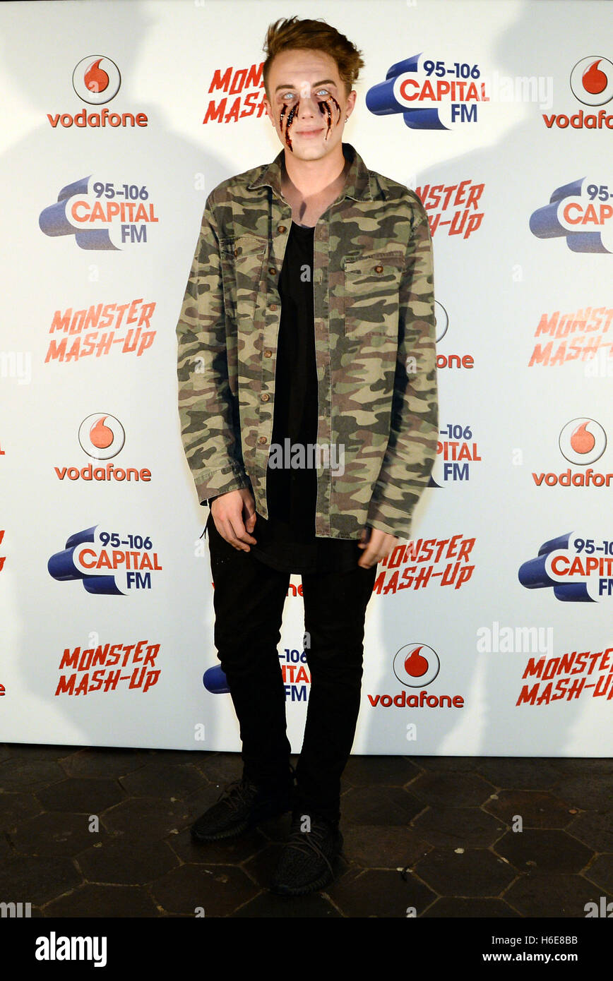 Capital FM presenter Roman Kemp during Capital FM's Monster Mash Up ...