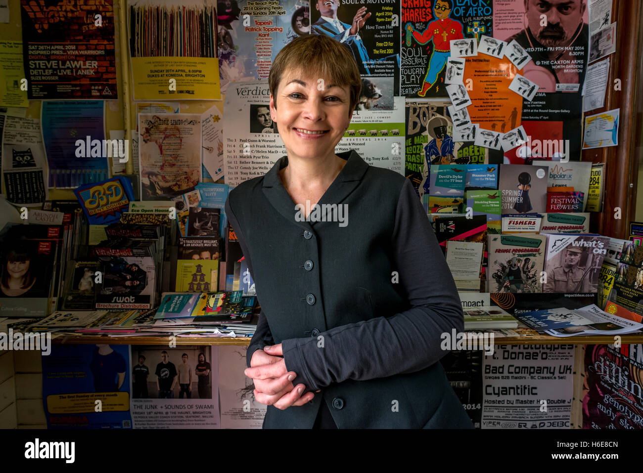 Caroline Lucas, Green Party MP representing Brighton Pavilion Stock ...