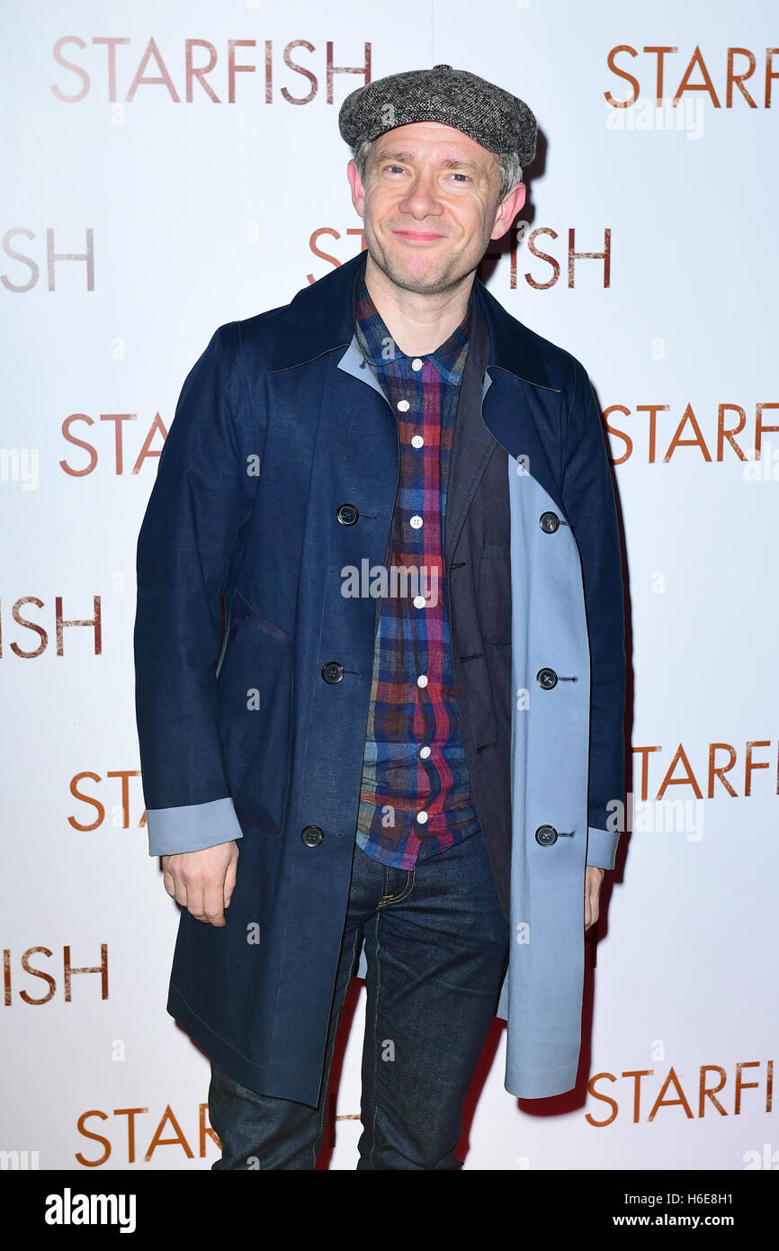 Martin Freeman attending the UK premiere of Starfish at the Curzon ...