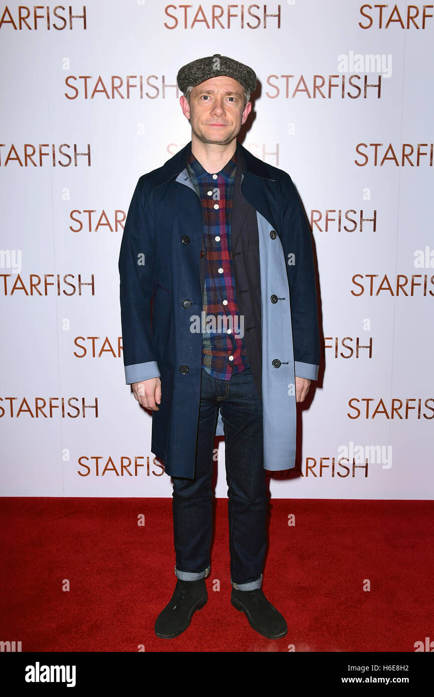 Martin Freeman attending the UK premiere of Starfish at the Curzon ...