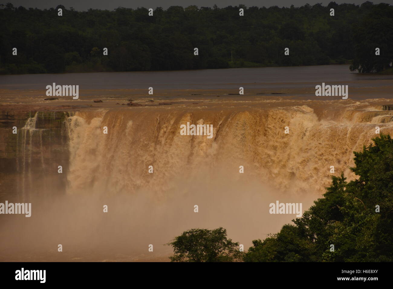 Chitrakot waterfall, Chattishgarh, India Stock Photo - Alamy