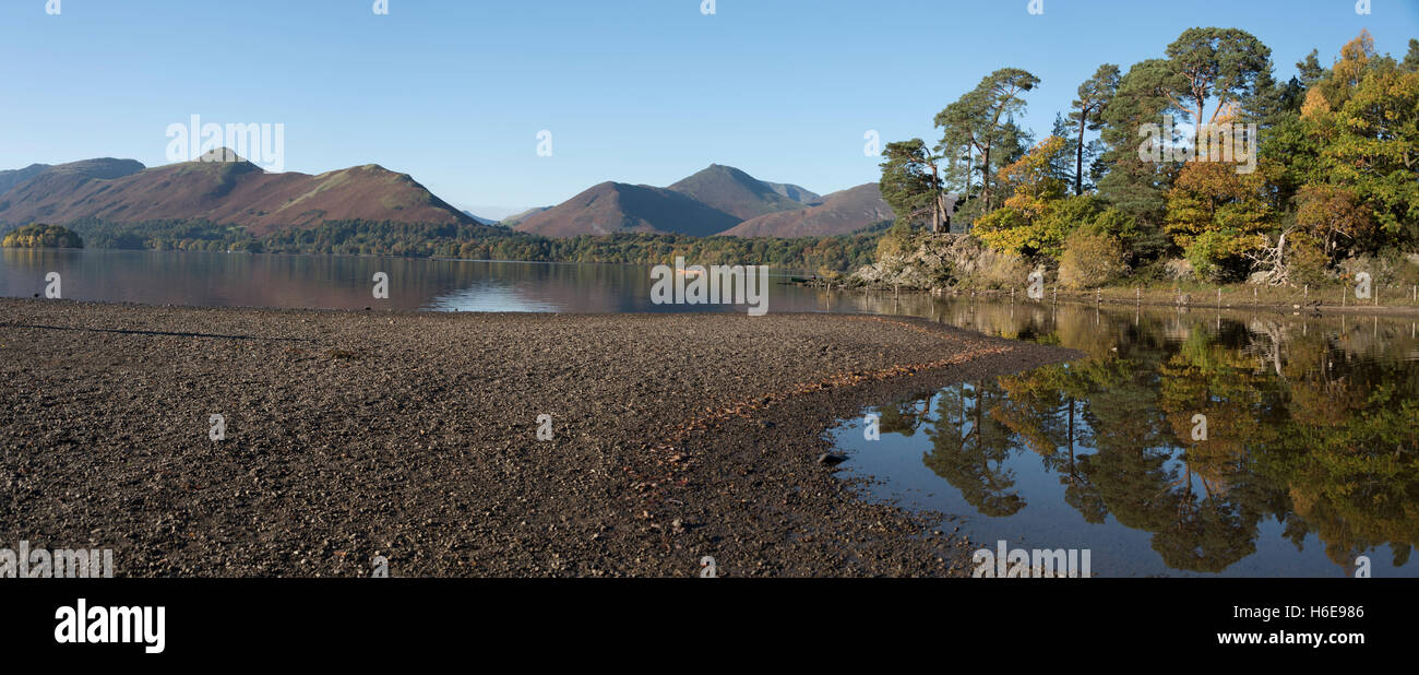 Autumnal Friars Crag on Derwentwater, Cumbria, UK Stock Photo - Alamy