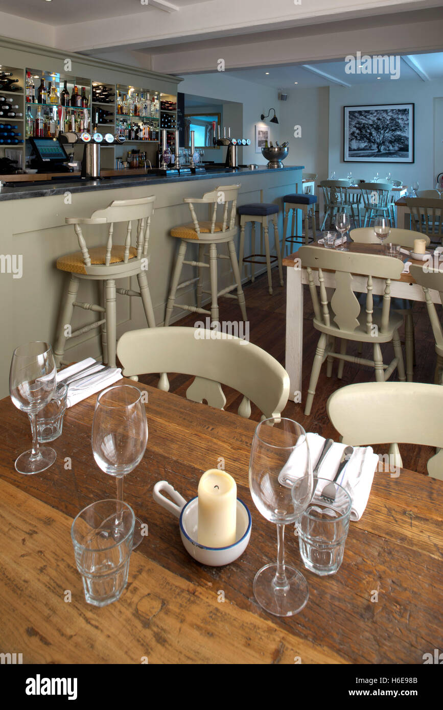 THe Carew Arms,Antony,Cornwall,UK a pub and restaurant Stock Photo - Alamy