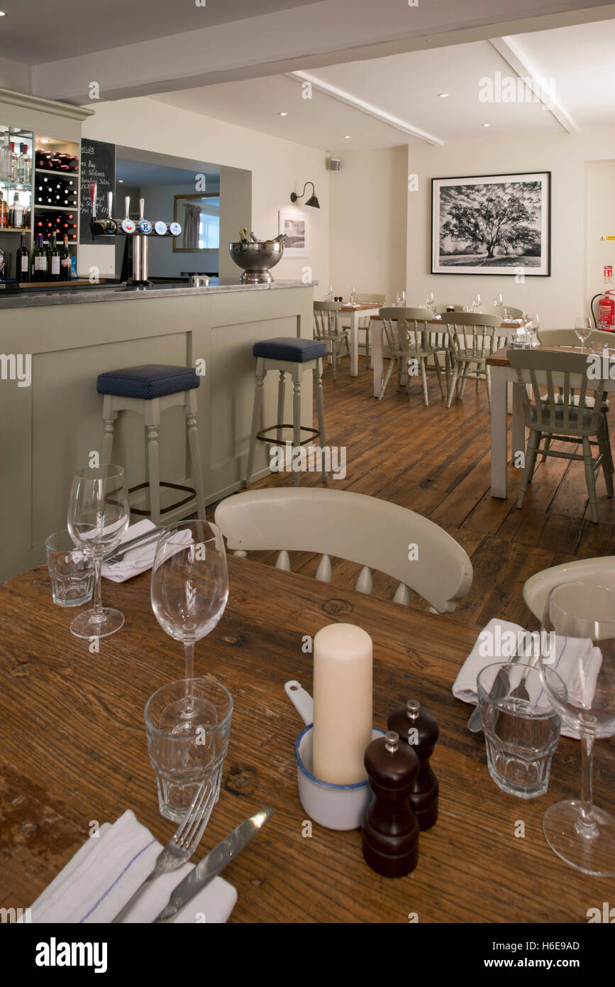 THe Carew Arms,Antony,Cornwall,UK a pub and restaurant Stock Photo - Alamy