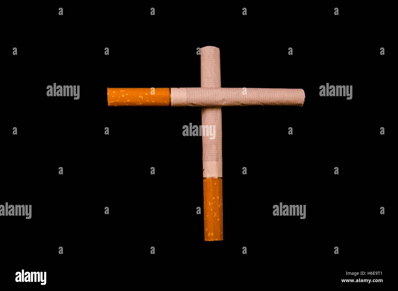 the cross of cigarettes Stock Photo - Alamy