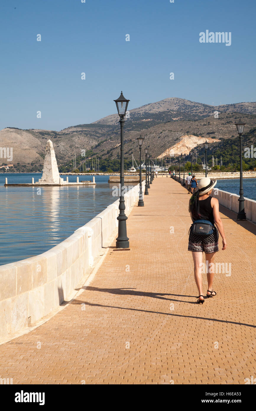 Drapano bridge argostoli kefalonia hi-res stock photography and images ...