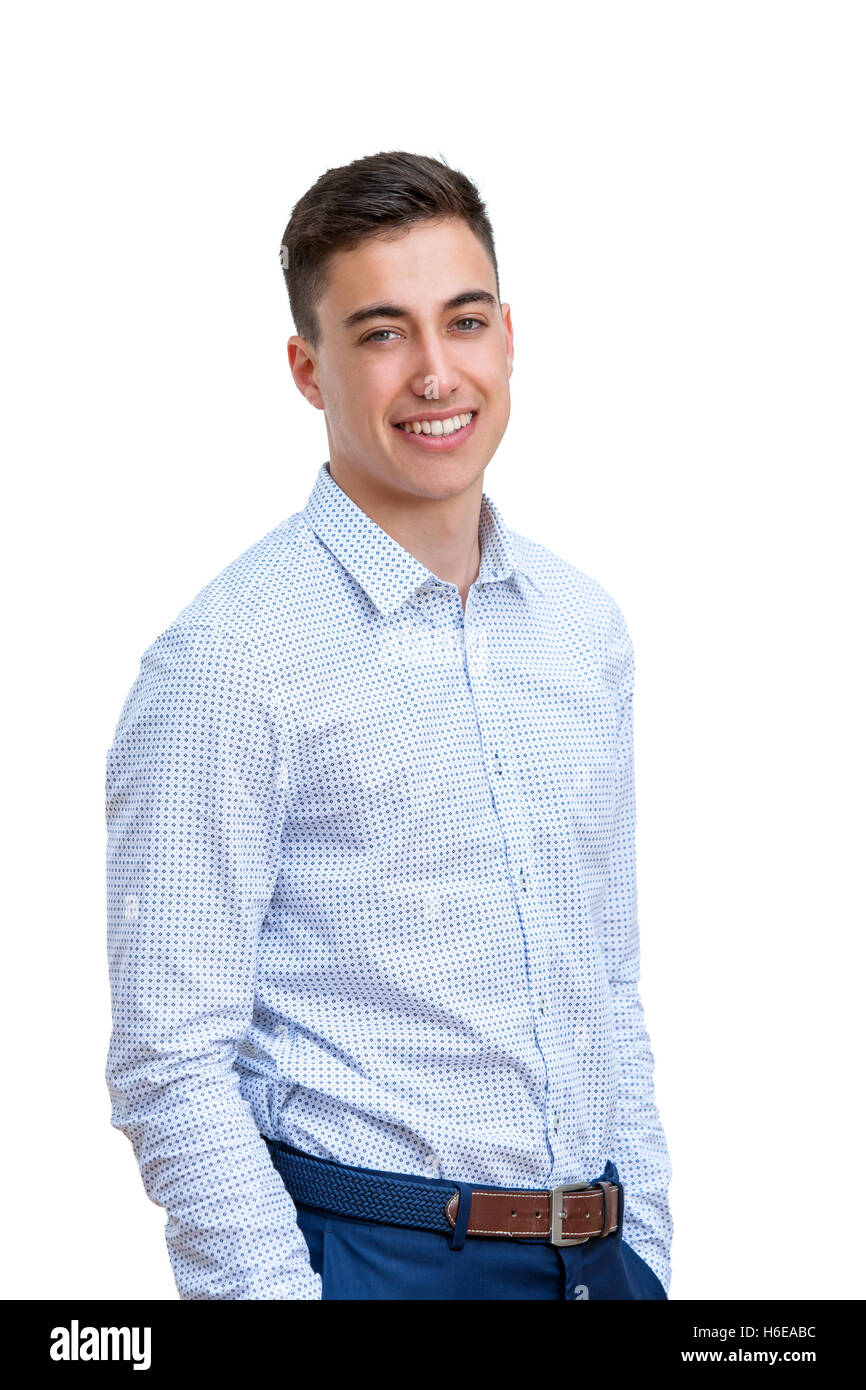Student in white shirt hi-res stock photography and images - Alamy