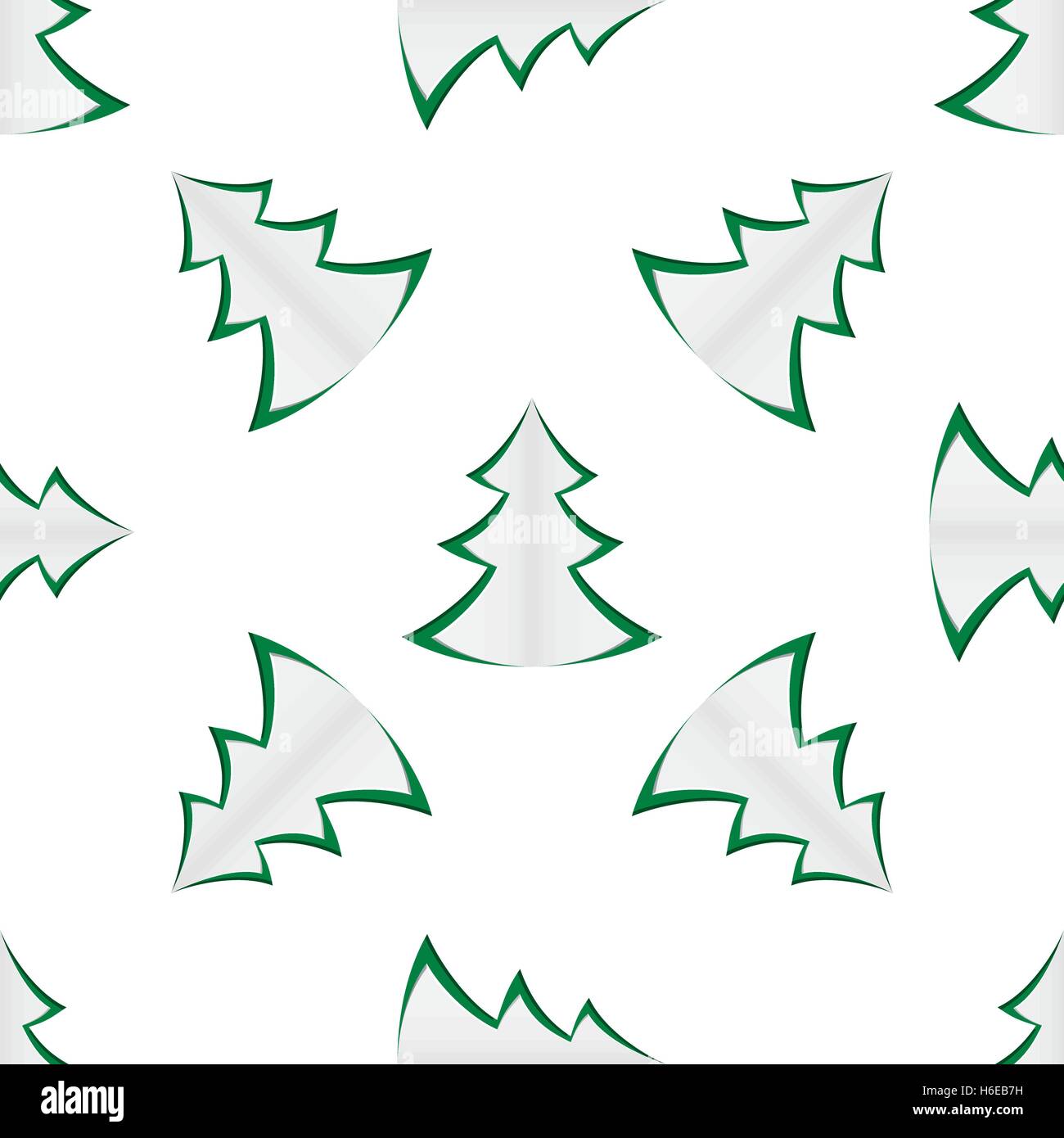 Christmas background green trees Stock Vector Images - Alamy