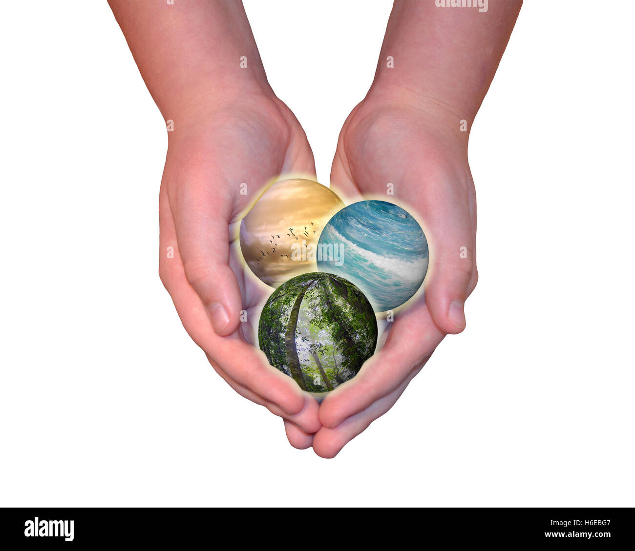 Future hands Cut Out Stock Images & Pictures - Alamy