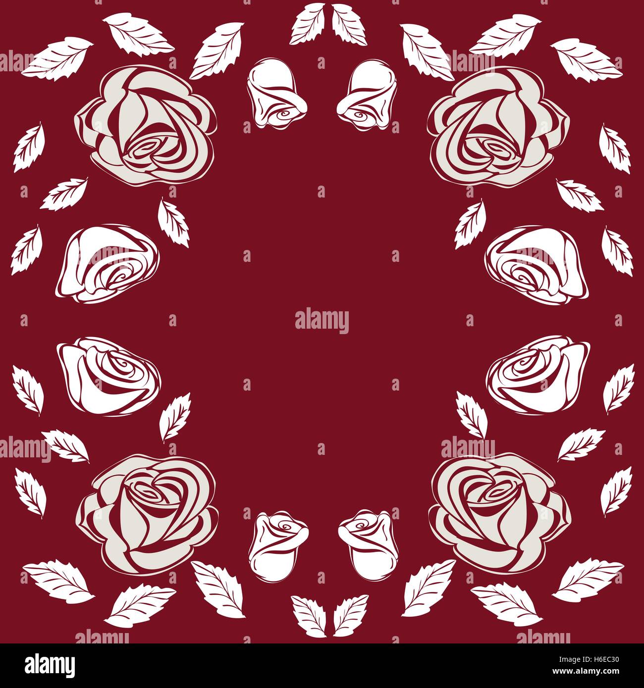 Red flowers car Stock Vector Images - Alamy