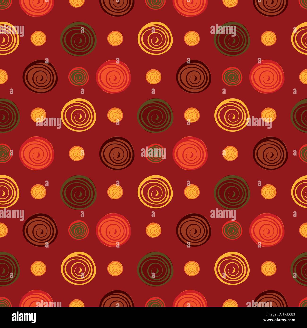 Abstract Circles Seamless Pattern Background Stock Vector Image And Art