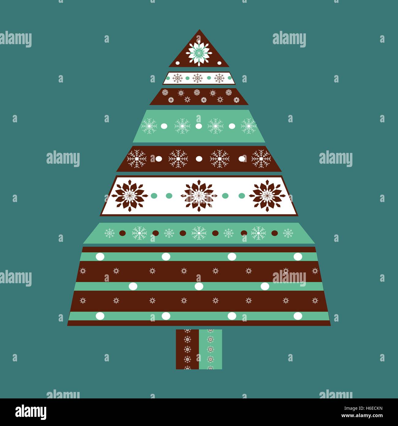 Christmas tree card background Stock Vector Image & Art - Alamy
