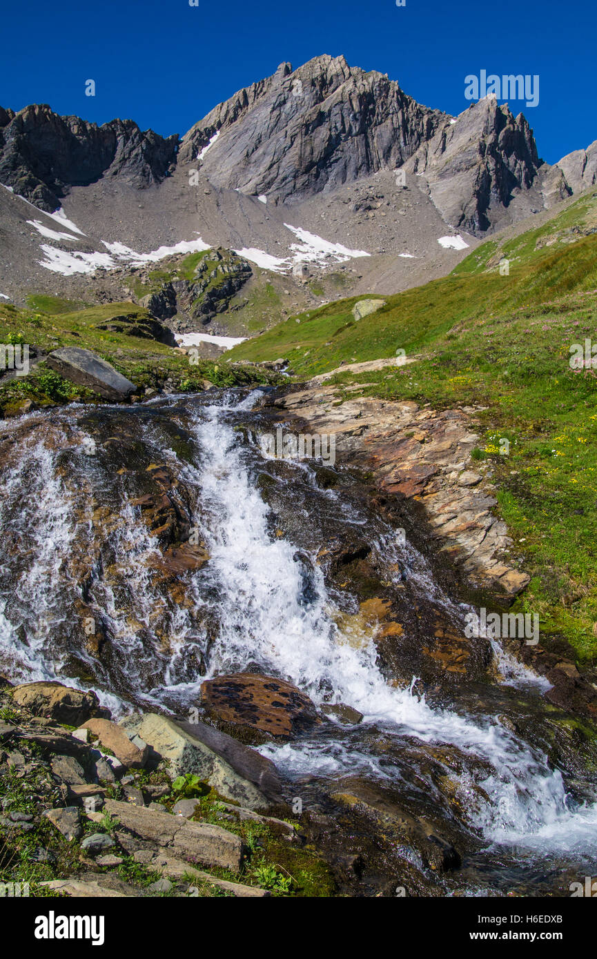 lake verney,petit saint bernard,val d'aoste,italy Stock Photo - Alamy