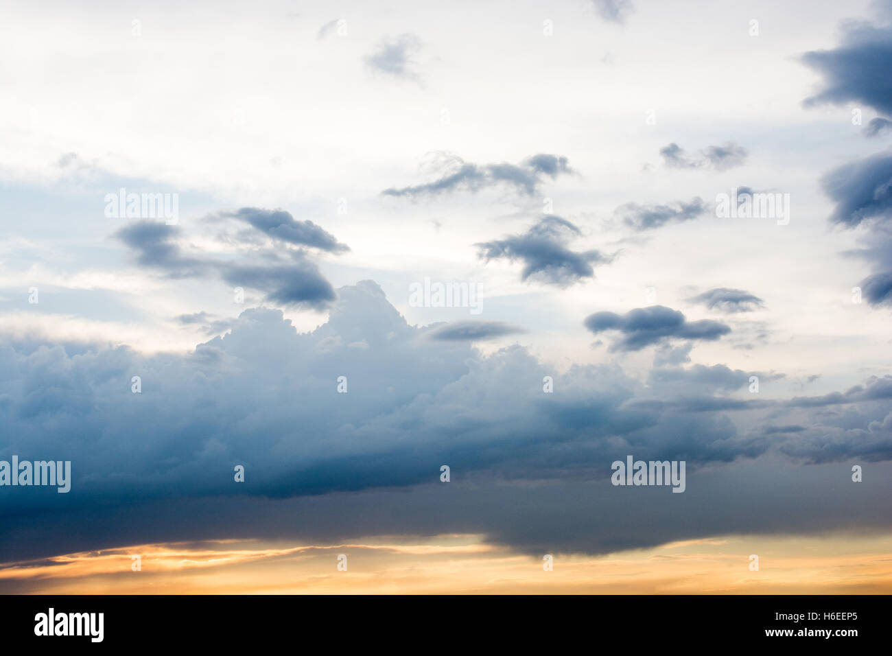 Beautiful colorful sky with clouds in day time Stock Photo - Alamy
