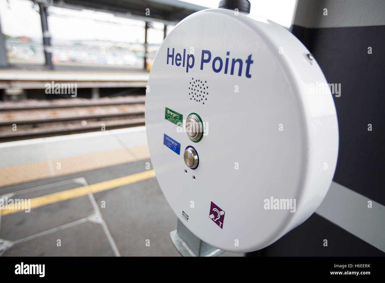 Railway Help Point High Resolution Stock Photography and Images - Alamy