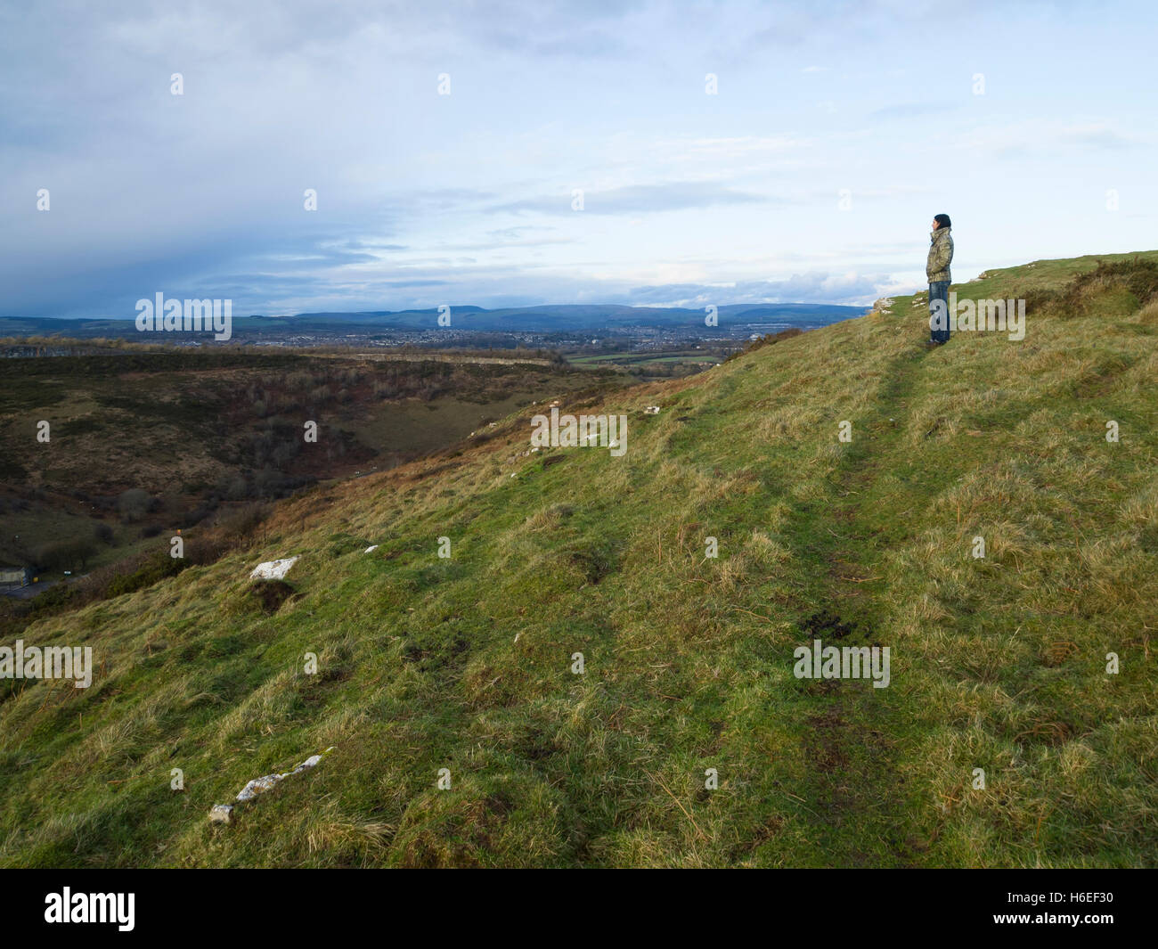 Female walker on track hi-res stock photography and images - Alamy