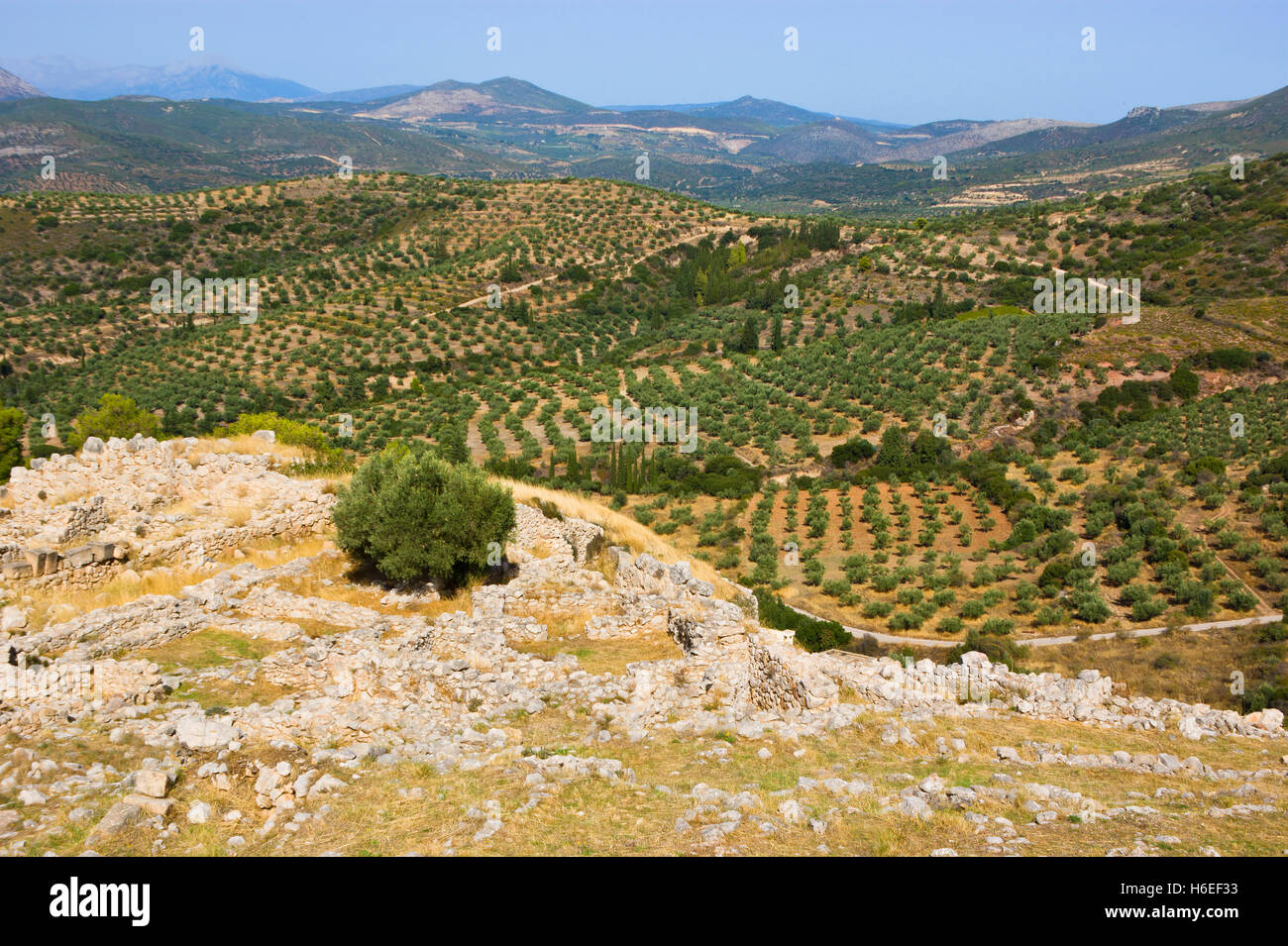 The citadel of Mycenae is the perfect viewpoint, that overlooks ...