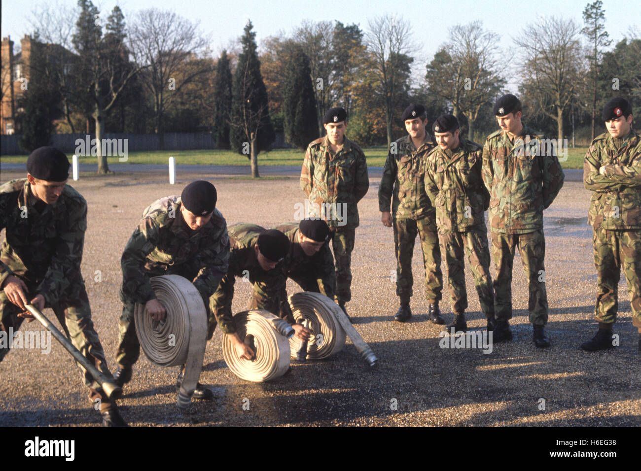 Soldiers at the ROAC Apprentices' School, Deepcut, Surrey, being ...