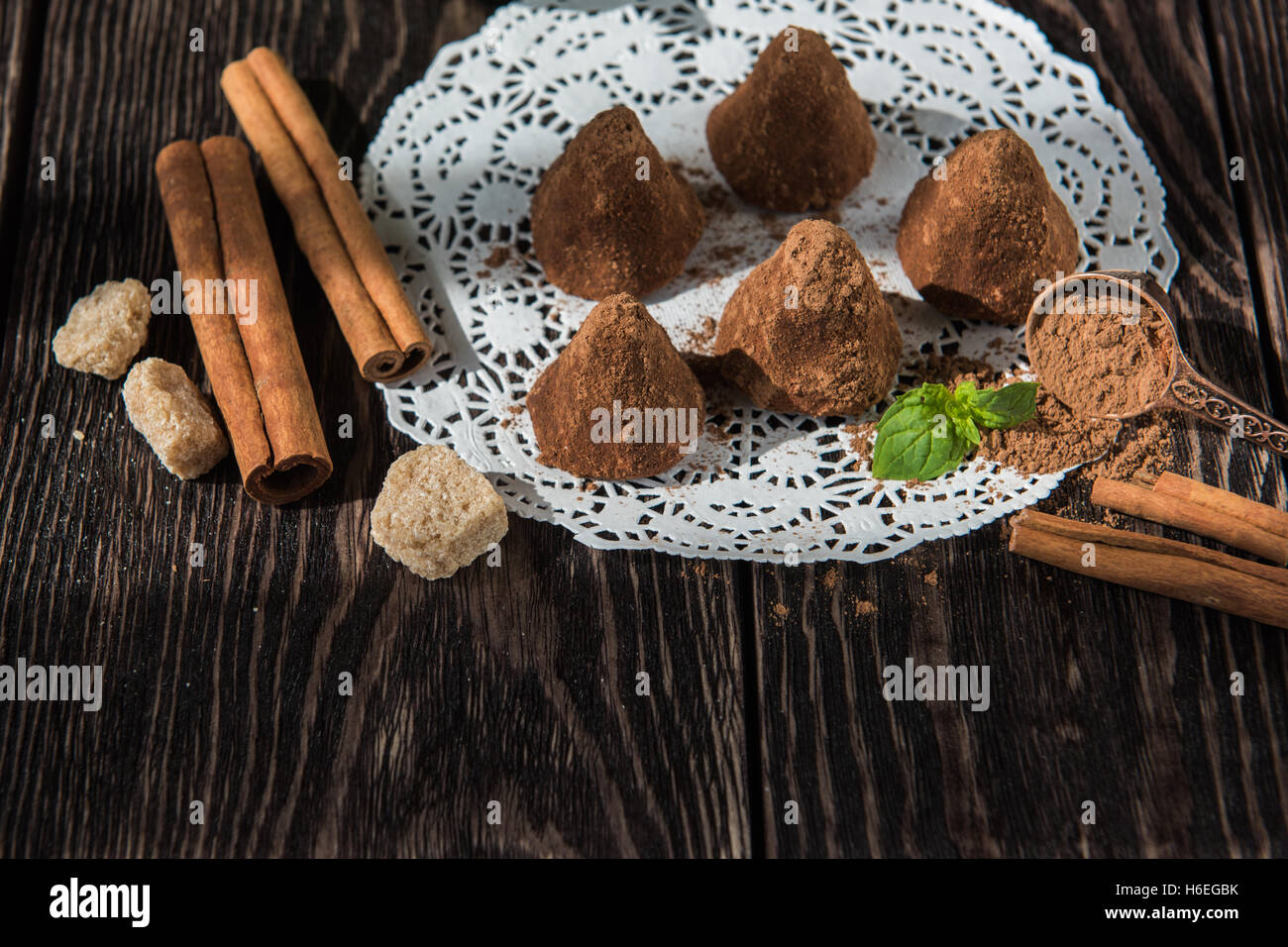 pyramid shape chocolate candies Stock Photo - Alamy