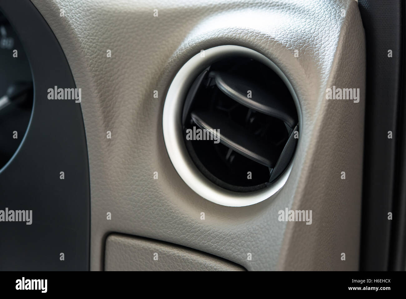 air conditioning and car ventilation system with details of modern car ...