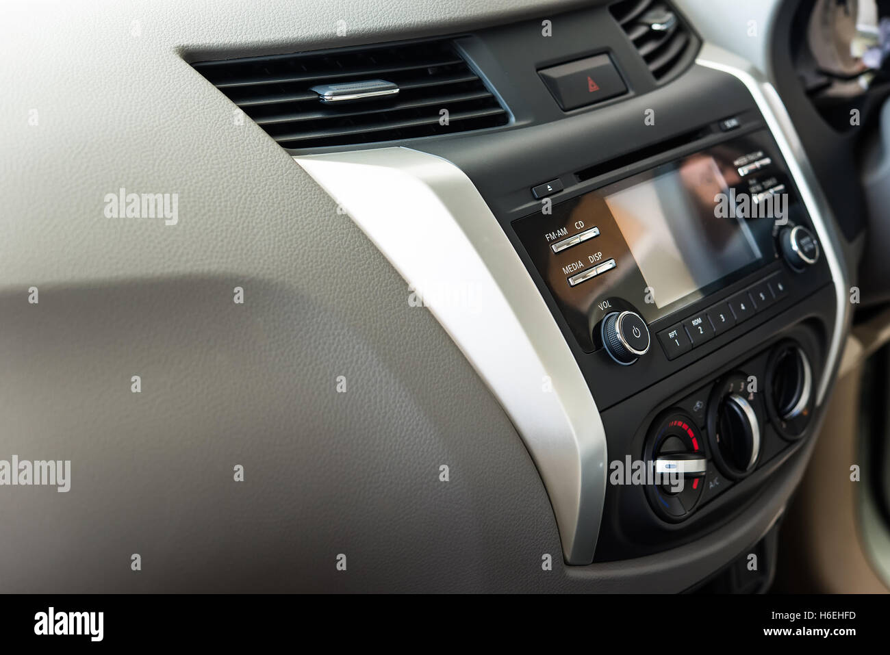 Main dashboard, car interior Stock Photo - Alamy