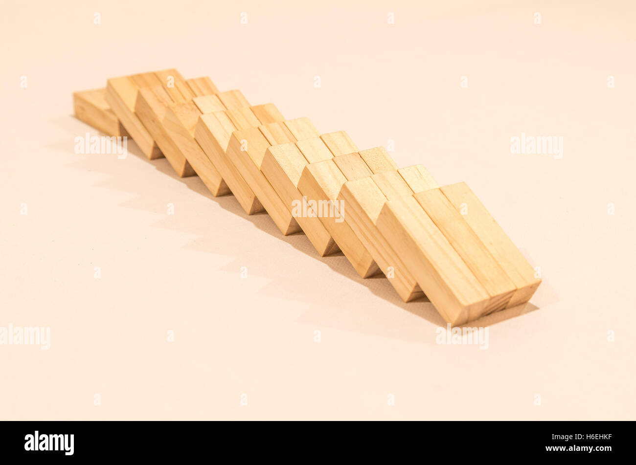 wooden blocks on a white background arranged Stock Photo - Alamy