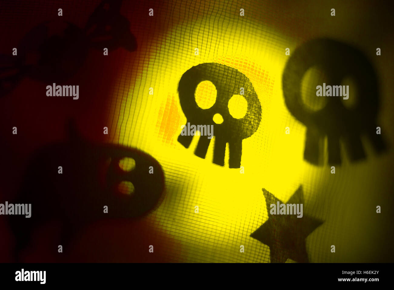 Halloween ghost skull head children's party trick or treat surreal ...