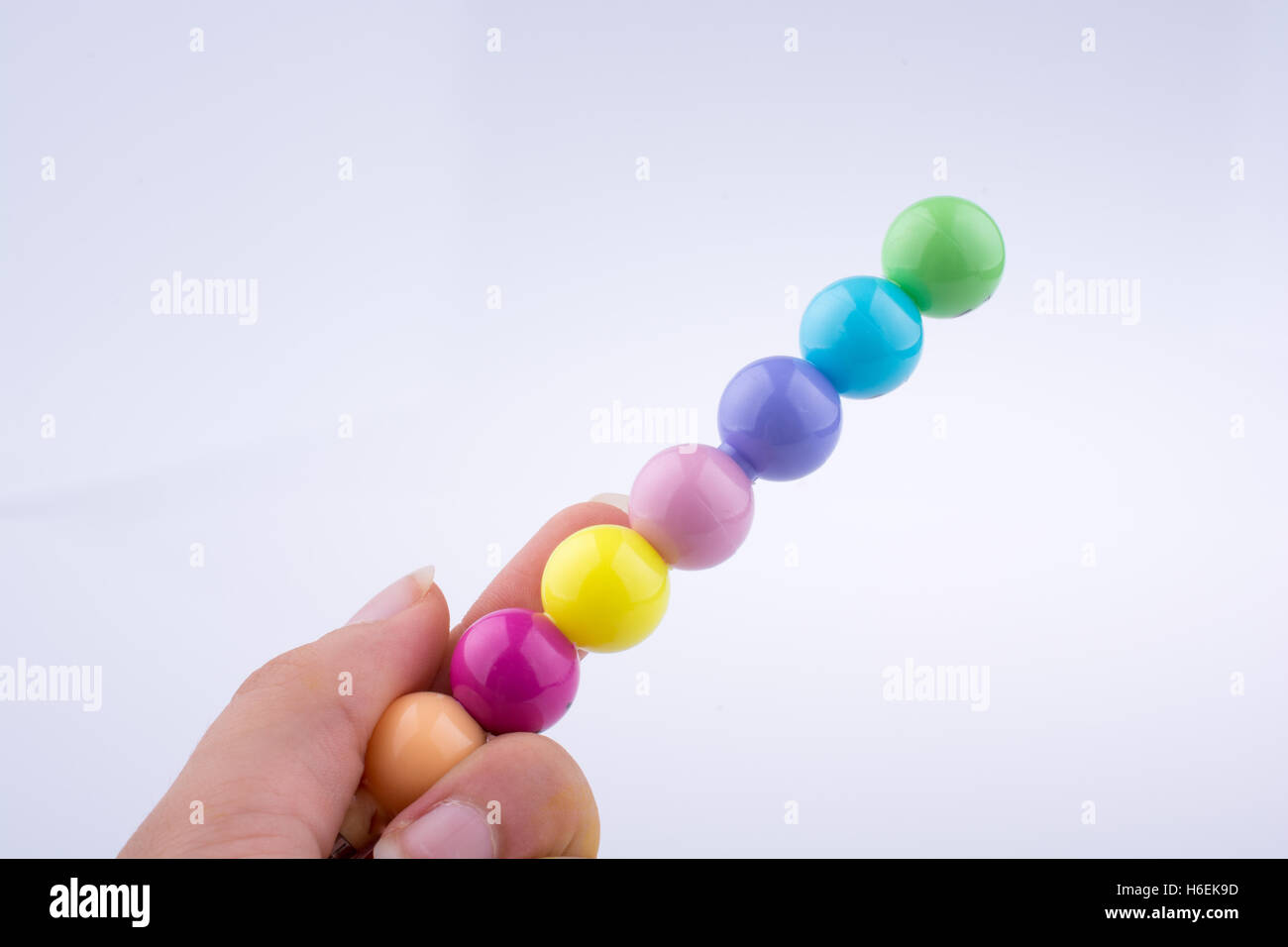 Colorful beads of various color Stock Photo - Alamy