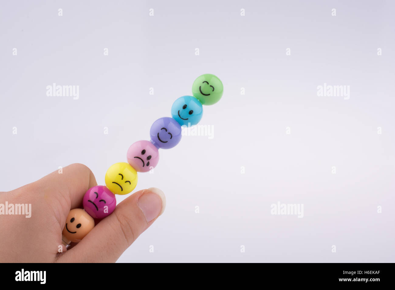 Colorful beads of face various color Stock Photo - Alamy