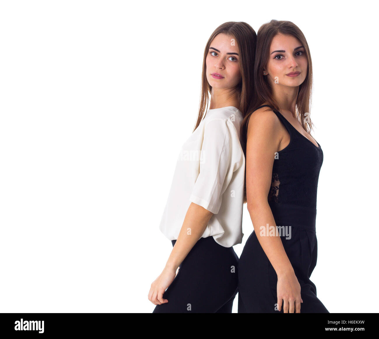 Studio portrait women color back hi-res stock photography and images ...