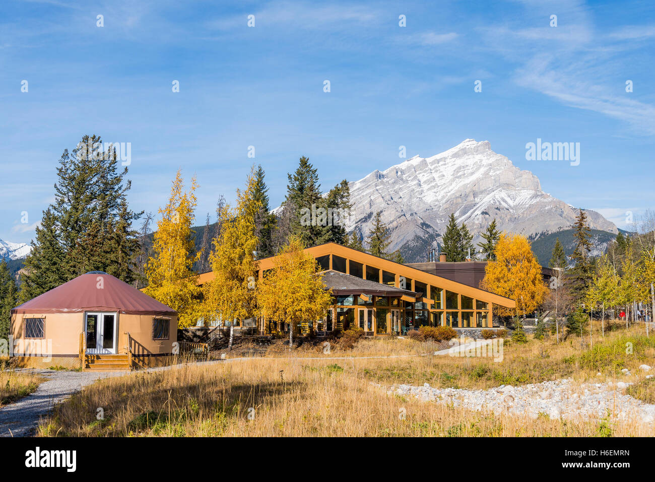 Banff Centre for Arts and Creativity, Banff, Alberta, Canada Stock ...
