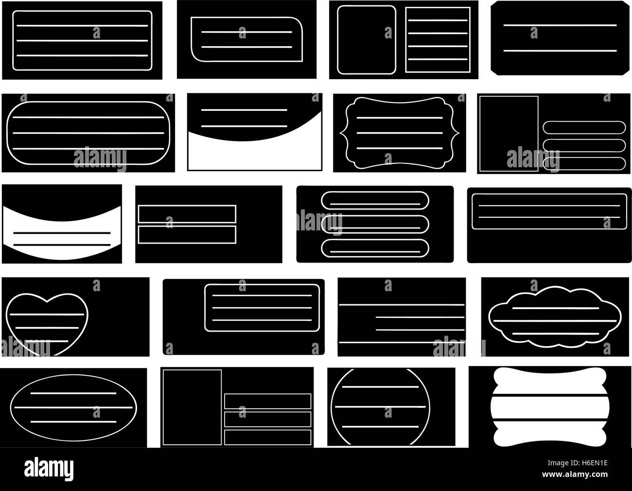 School announcement vector vectors Black and White Stock Photos ...