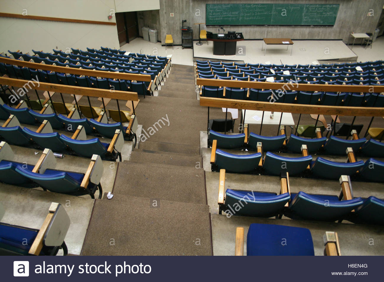 Empty University Classroom Lecture Hall High Resolution Stock ...
