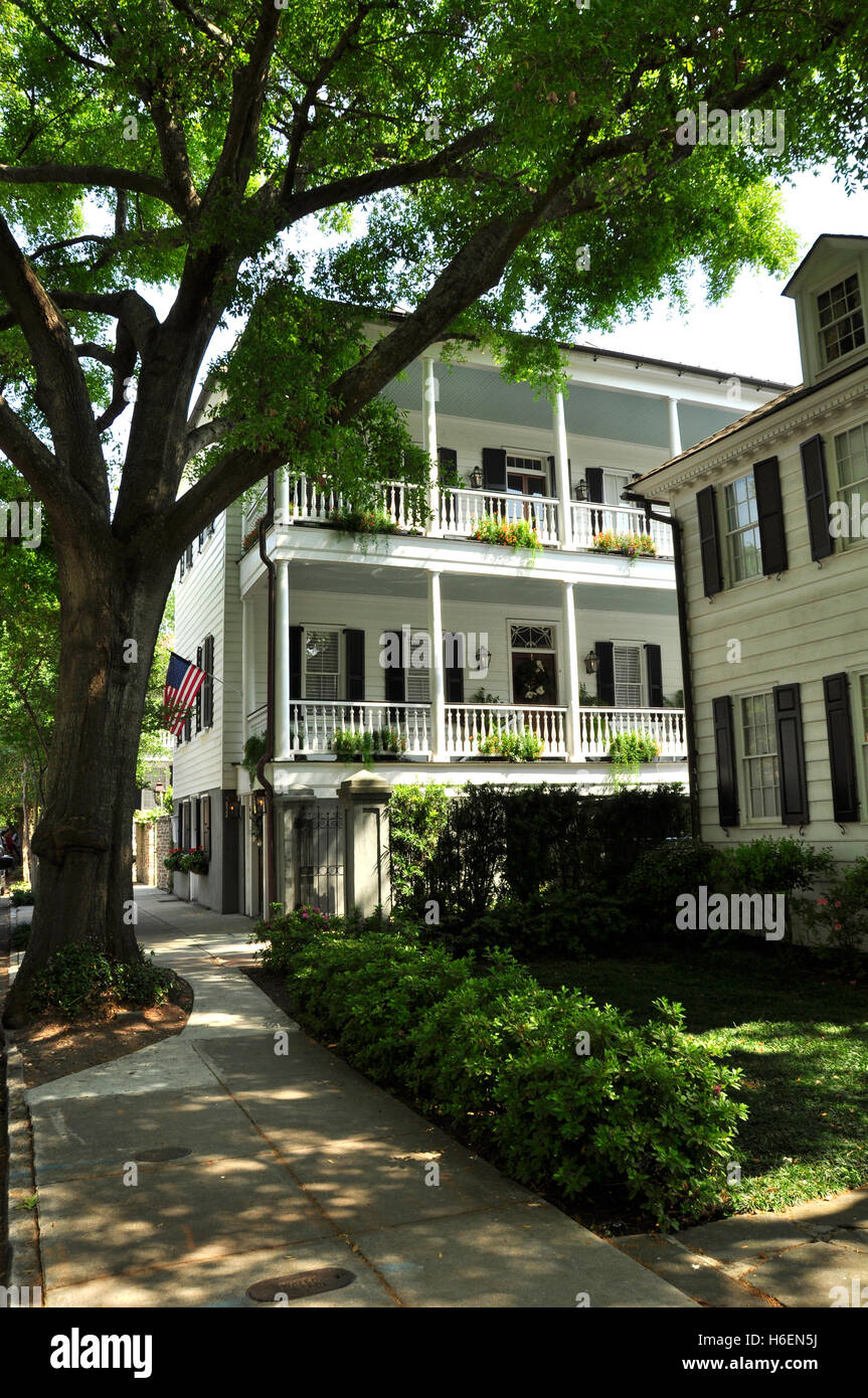 Southern Architecture, Charlston, SC Stock Photo - Alamy