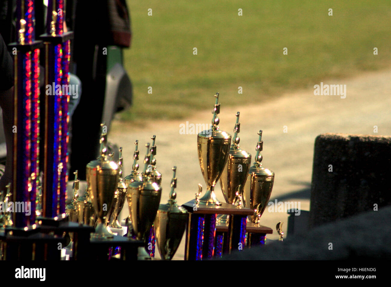 School trophies hi-res stock photography and images - Alamy