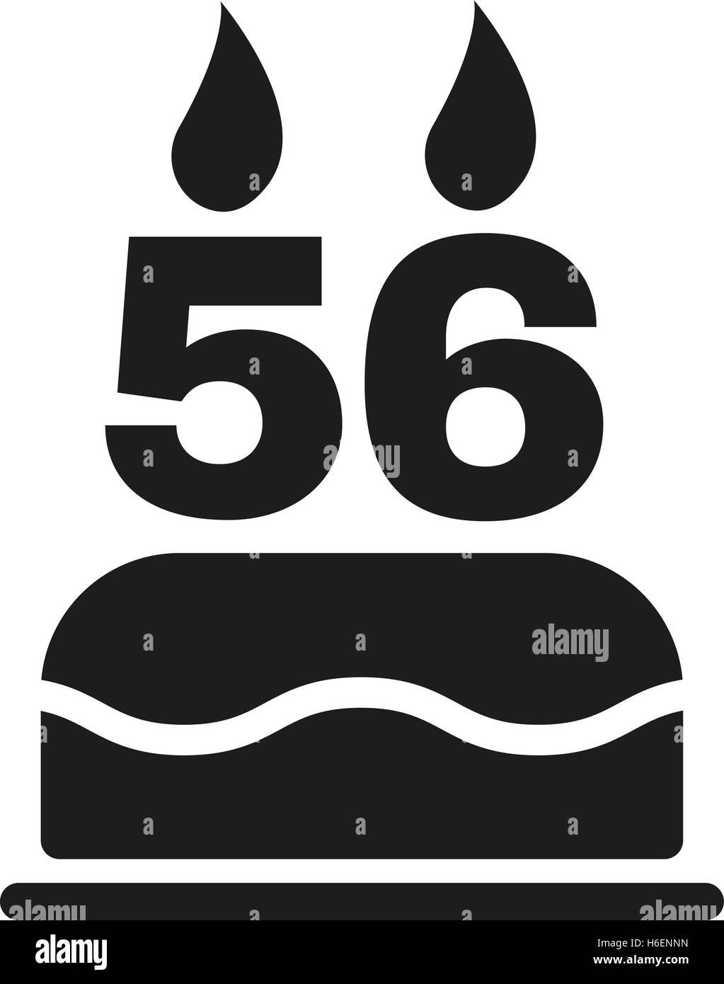 Number fifty six Stock Vector Images - Alamy