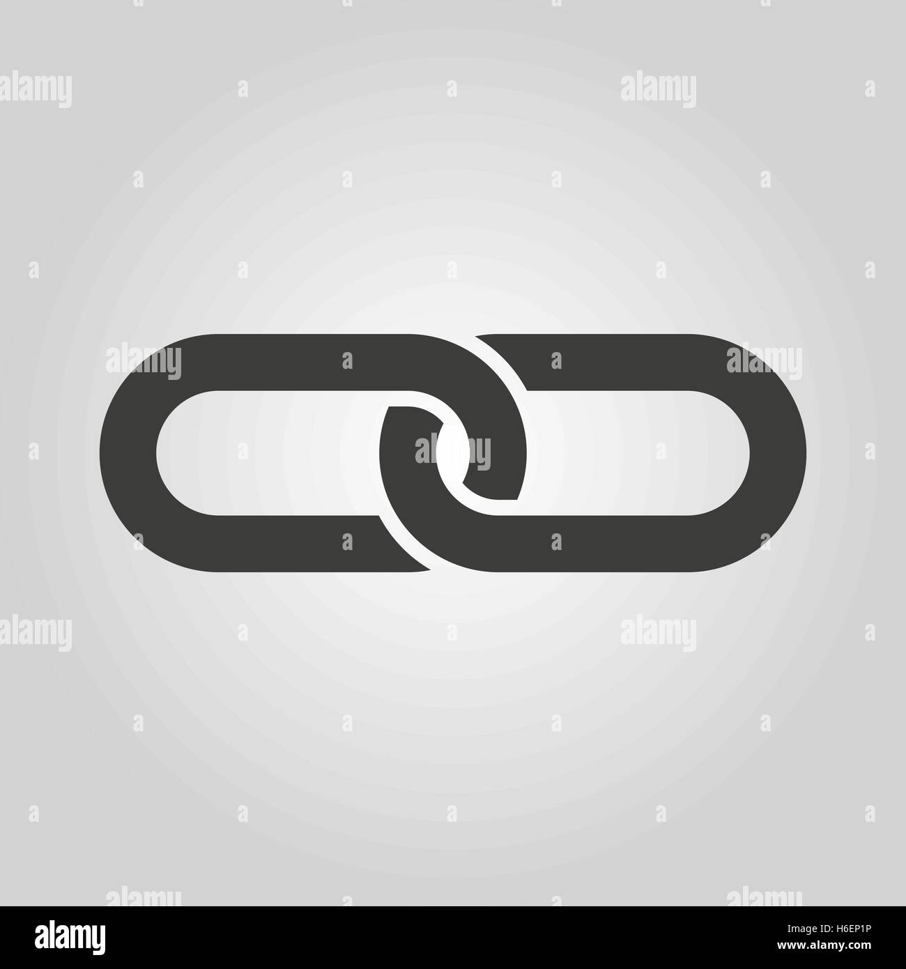 The link icon. Linked and joined, connection, hyperlink, chain symbol ...