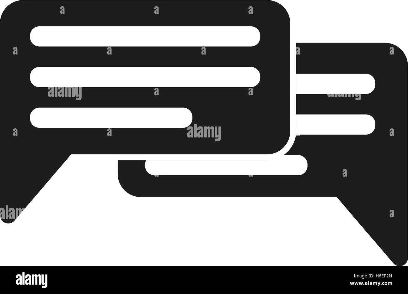 The chat icon. Internet and forum, blog, online symbol. Flat Vector ...
