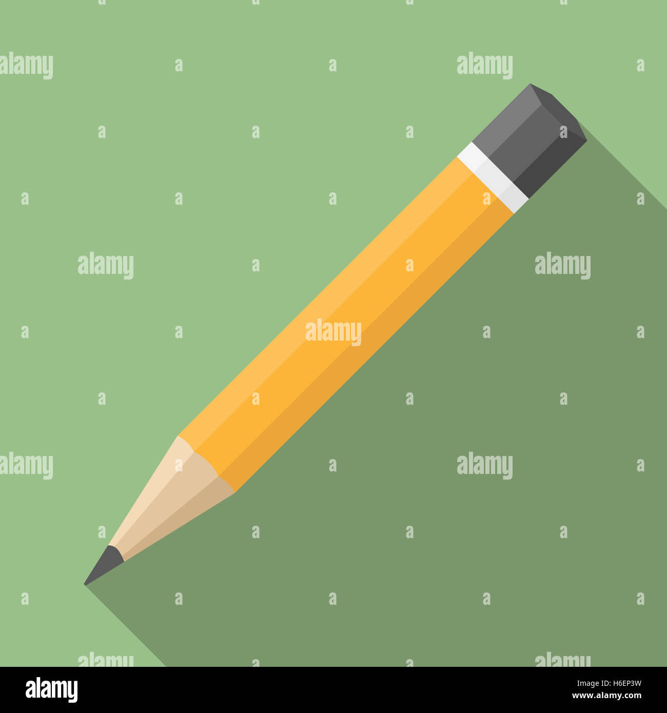 Short long pencil hi-res stock photography and images - Alamy