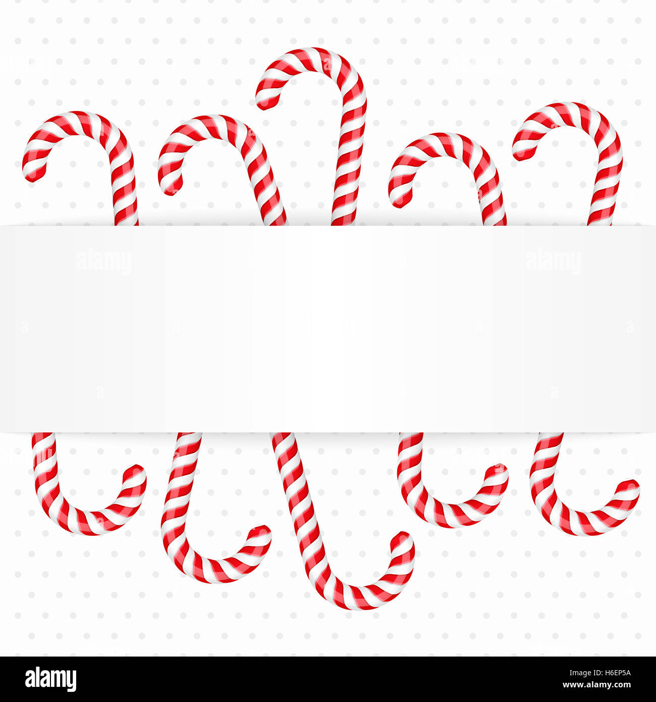Candy canes with blank space for your text Stock Photo - Alamy