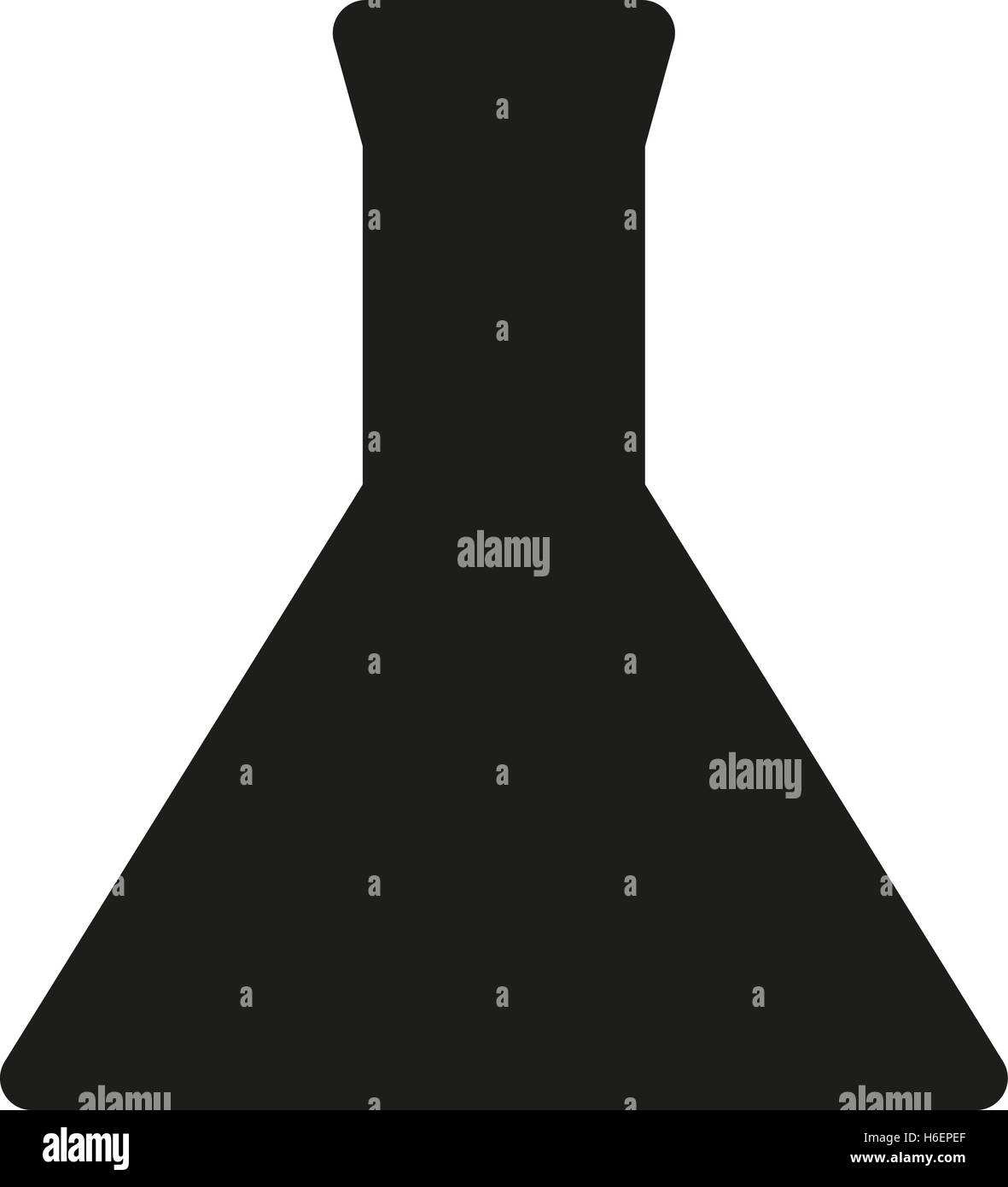 The test-tube icon. Flask and chemical, analysis, chemistry, laboratory ...
