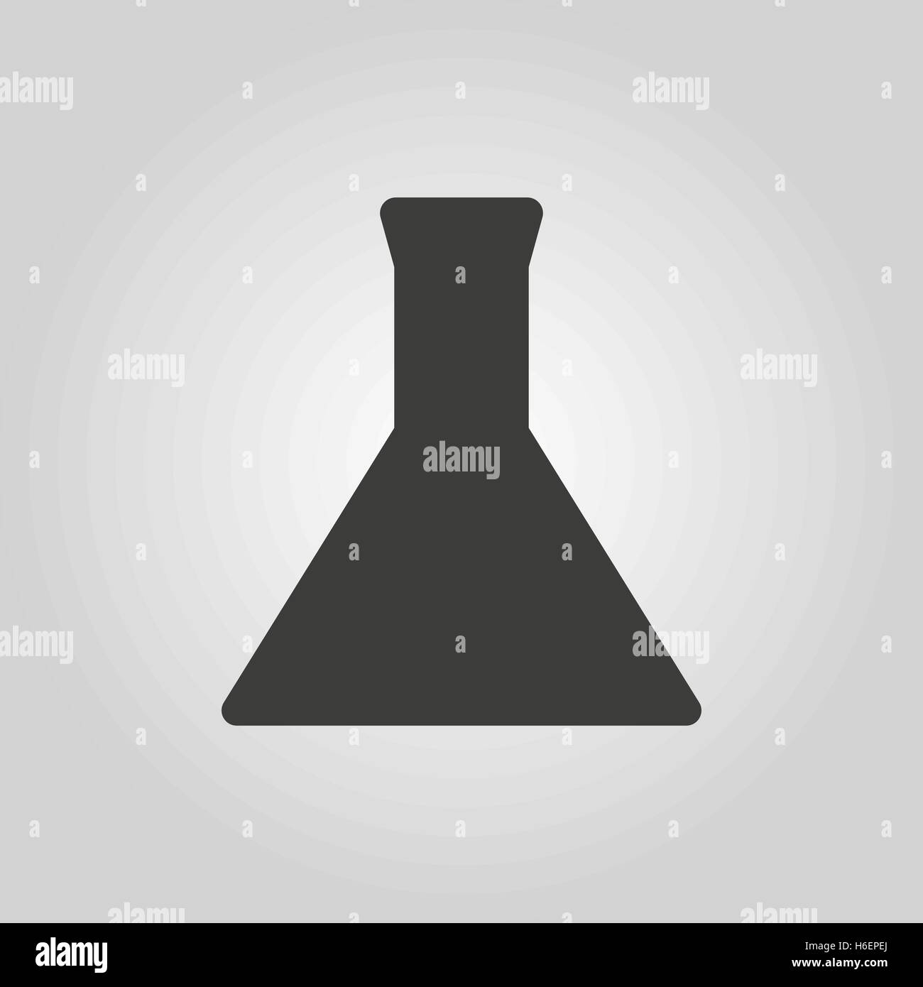 The test-tube icon. Flask and chemical, analysis, chemistry, laboratory ...