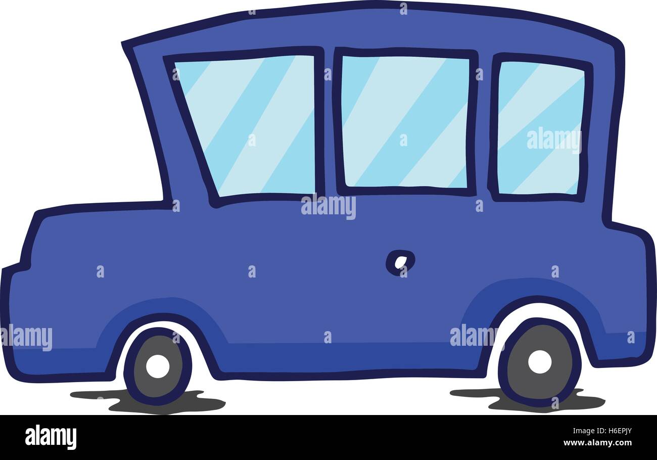 Blue car collection T-Shirt design vector illustration Stock Vector ...