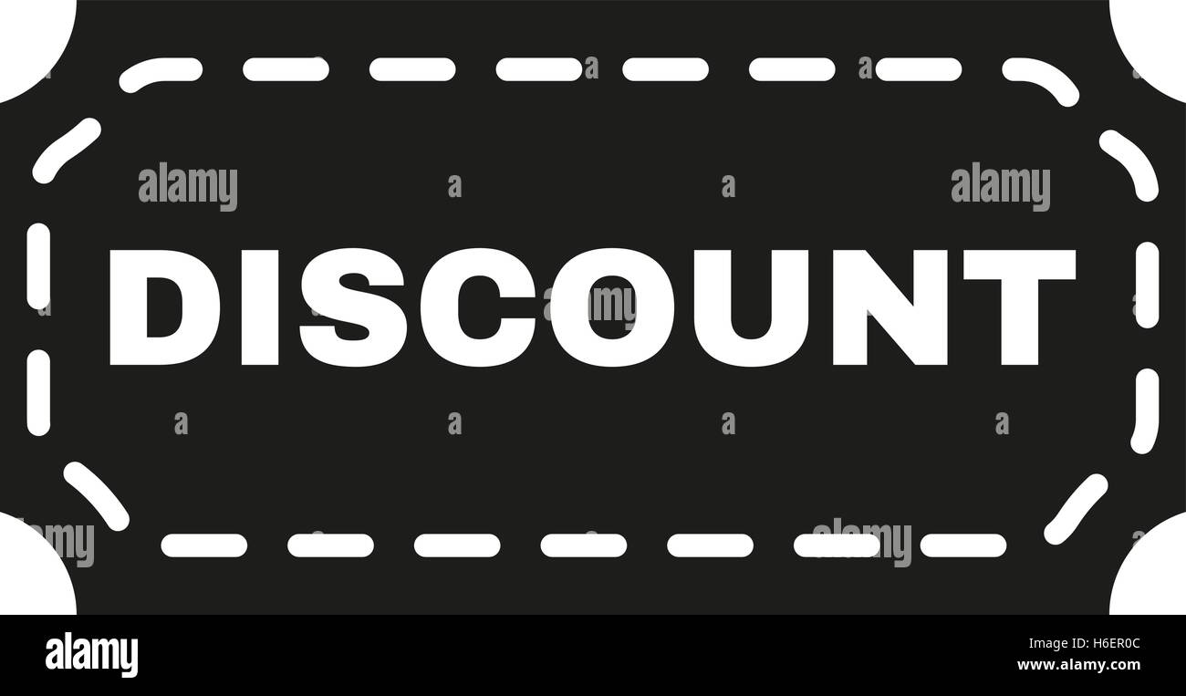 The discount icon. Coupon and gift, offer symbol. Flat Vector ...
