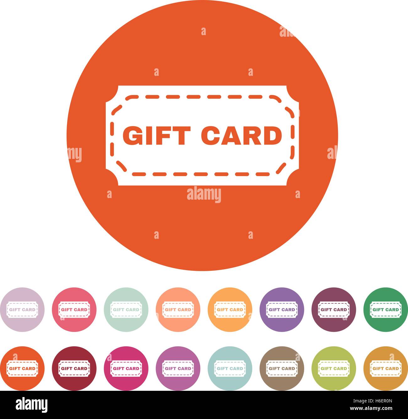 The gift card icon. Coupon and discount , offer symbol. Flat Vector ...