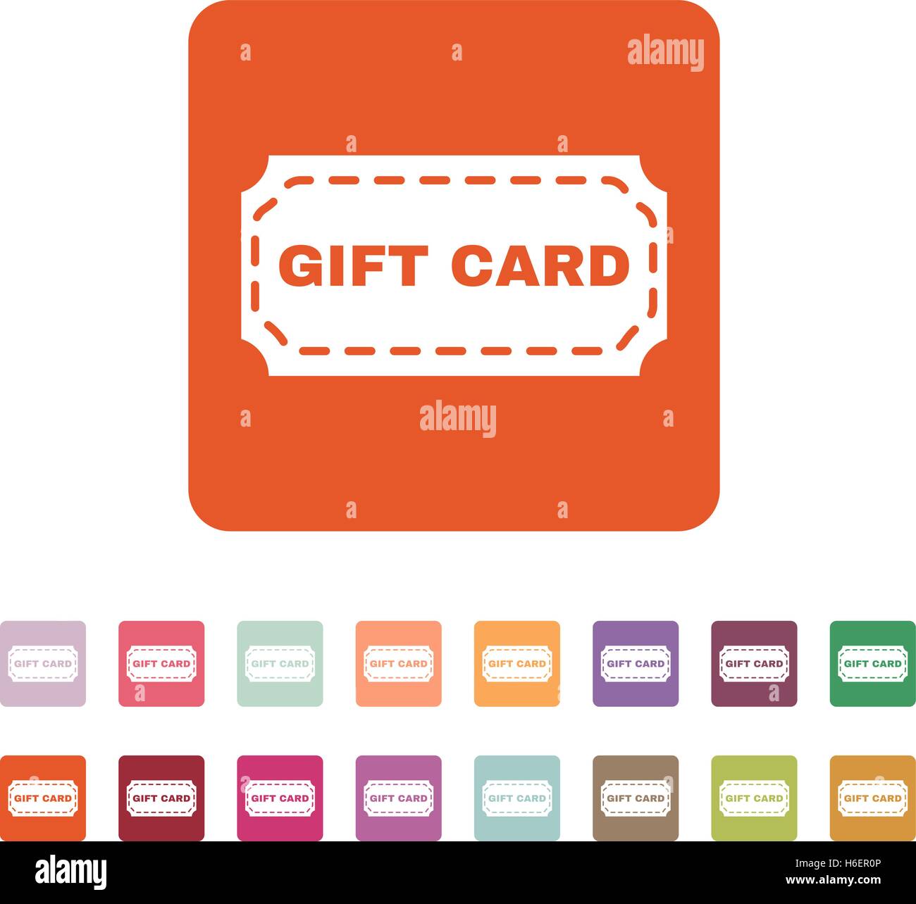 The gift card icon. Coupon and discount , offer symbol. Flat Vector ...