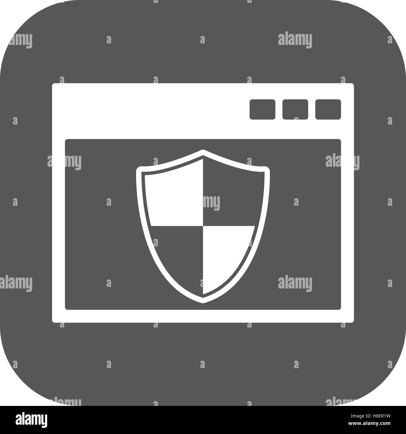 The antivirus icon. Firewall and safety, protection, website symbol ...