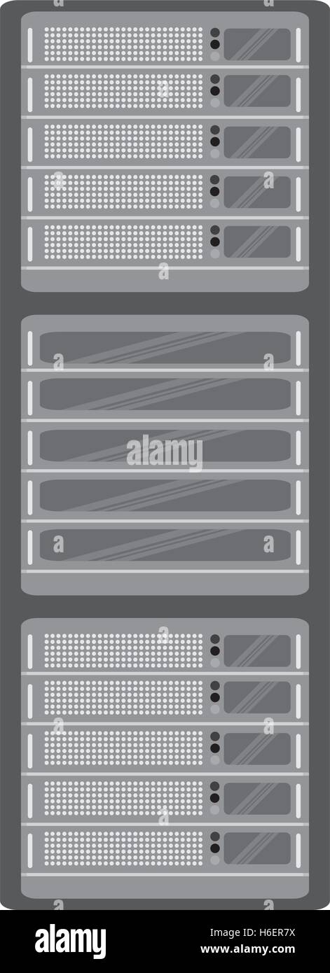 computer server data isolated icon Stock Vector Image & Art - Alamy