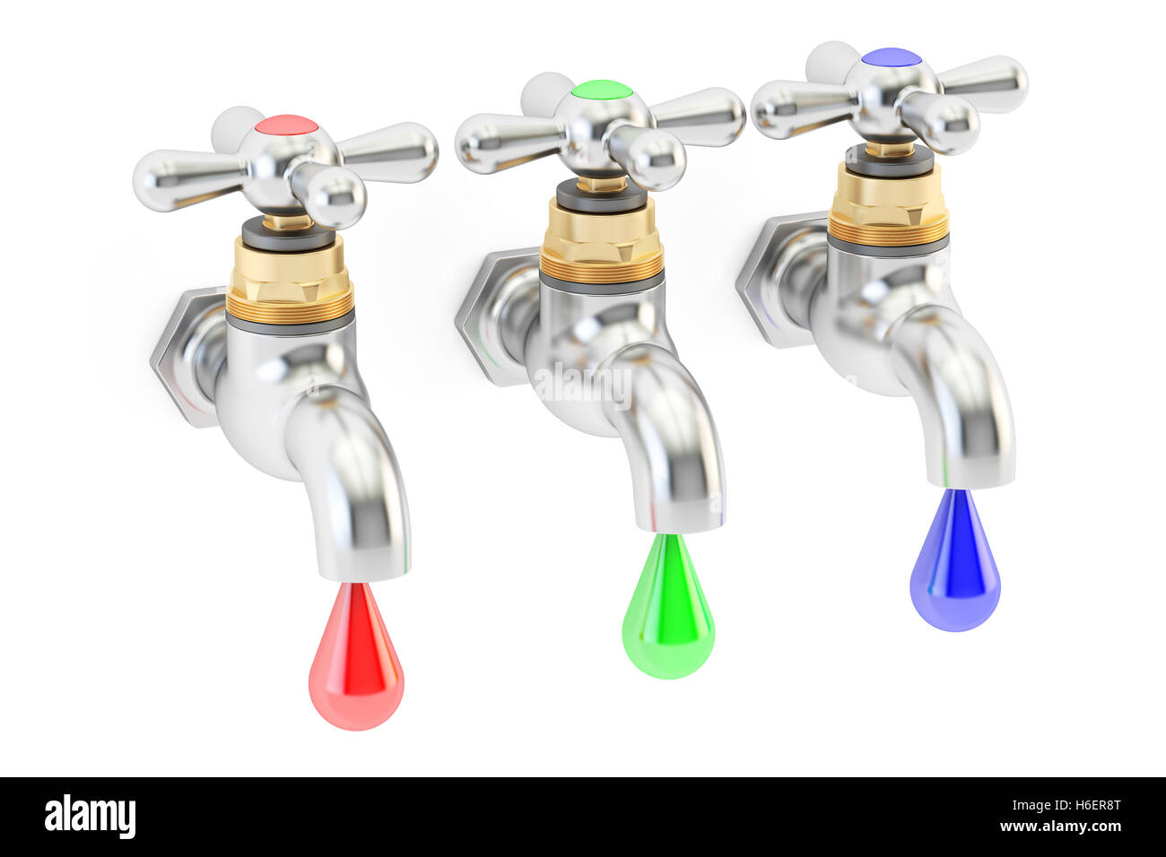 RGB concept, 3D rendering isolated on white background Stock Photo - Alamy